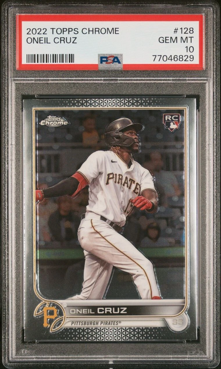 Oneil Cruz 2022 Topps Chrome #128 Base Price Guide - Sports Card Investor