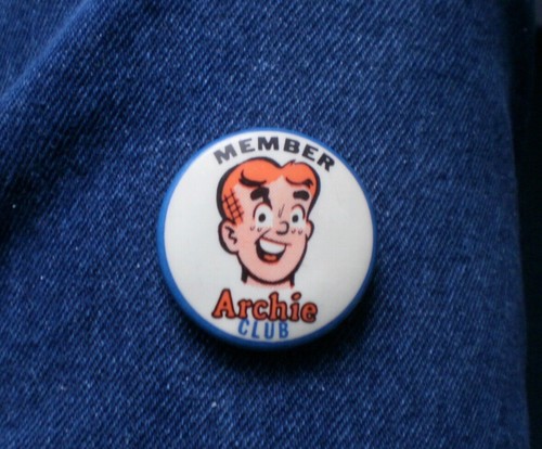 1950's/60's Member Archie Club Pinback Popular Comic Book 1 1/2 ...