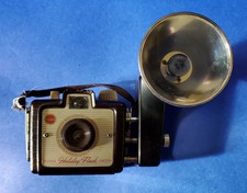 Brownie Holiday Flash In Vintage Box Cameras for sale | eBay