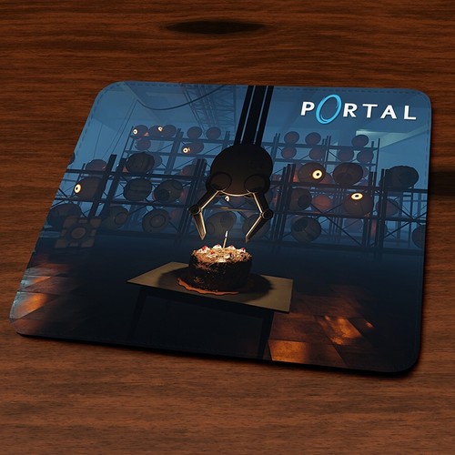 Portal Aperture Laboratories Arcade Computer Game Mousepad Mouse Mat ...