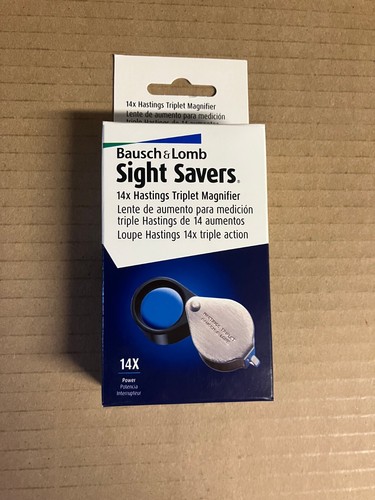 Bausch & Lomb Sight Savers 14x Hastings TRIPLET Magnifier # 816175 ...