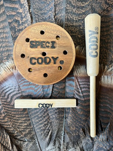CODY SPEC I Turkey Call with Cody Striker and Conditioning Stone - RARE ...