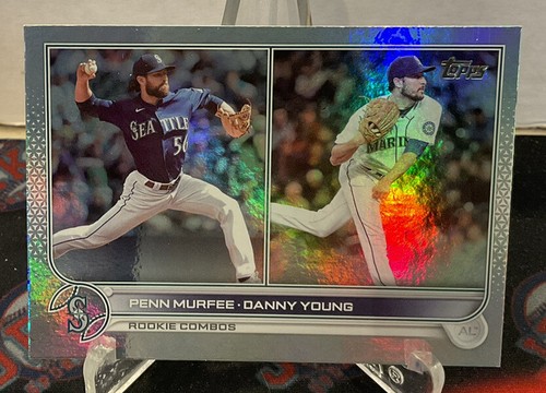 2022 Topps Update Penn Murfee Danny Young US220 Rainbow Foil Rookie ...