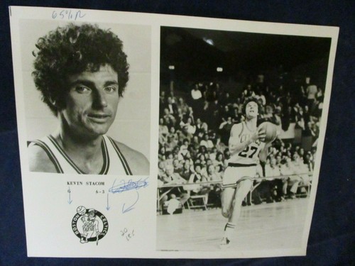 Vintage NBA Kevin Stacom Boston Celtics on/off court Glossy Press Photo ...
