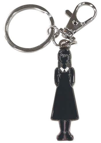 Silhouette Wednesday Addams Keychain | eBay