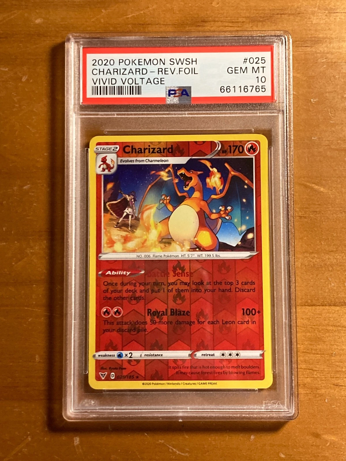 Charizard 2020 Sword & Shield: Vivid Voltage #025/185 Reverse Holo Price Guide - Sports Card ...