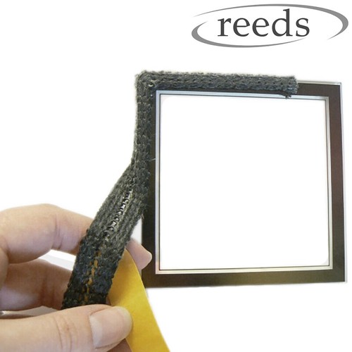 Flat Stove Rope Glass Gasket Fire Seal Tape 17mm Wide x 2mm Self ...