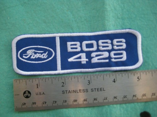 Ford Boss 429 Torino - Shelby Racing Service Parts Dealer Uniform Patch ...