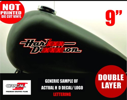 Harley Dyna Convertible style Vinyl Stickers fits suitable gas tank ...