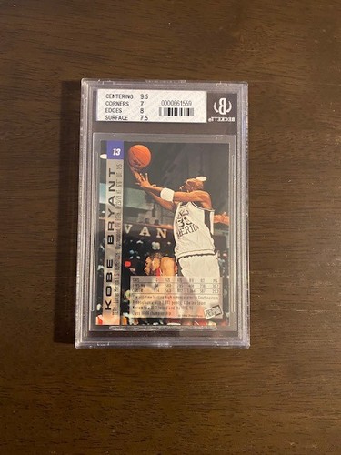 1996 Press Pass Kobe Bryant #3 card graded BGS 7.5 (Near Mint+) | eBay