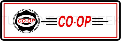 Co-Op Tractors 6" x 18" Metal Sign | eBay