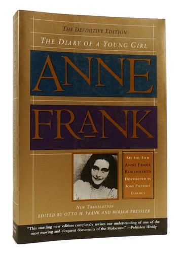 Anne Frank THE DIARY OF A YOUNG GIRL Definitive Edition 1st Printing | eBay