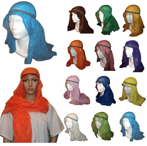 Nativity Shepherd headdress Joseph Bible shepherd scarf many colors | eBay