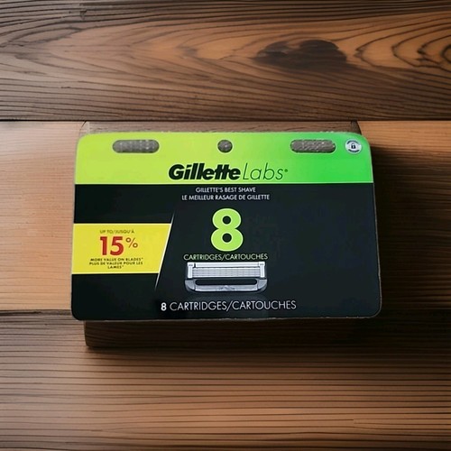 Gillette Labs 8 Refill Cartridges Fits all Gillette Labs Razors Brand ...