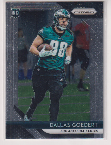 Dallas Goedert 2018 Prizm Football Rookie Card # 299 Eagles $1.00 ...