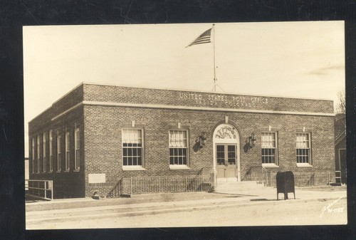 RPPC SALIDA COLORADO U.S. POST OFFICE FLAG FLYING REAL PHOTO POSTCARD ...