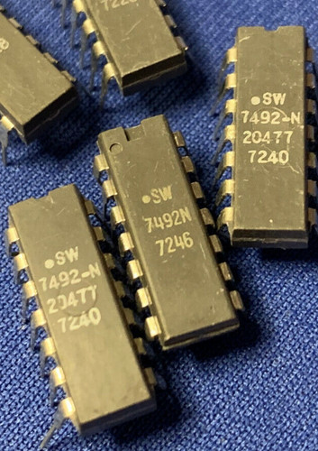 SW7492-N SW 7492N 7492PC VINTAGE 1972 14Pin DIP Rare LAST ONES ...