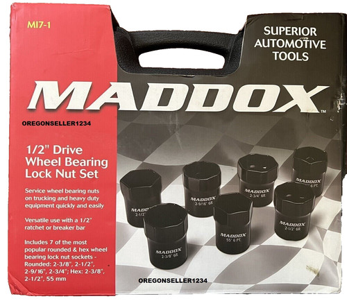 BRAND NEW PROFESSIONAL HEAVY DUTY 1/2" DRIVE WHEEL BEARING LOCK NUT ...