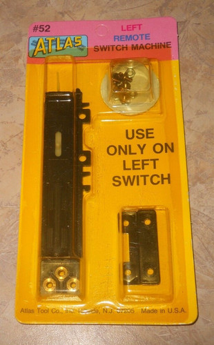 Atlas #52 Left Hand Remote Switch Machine Code 100 Model Railroad Track ...