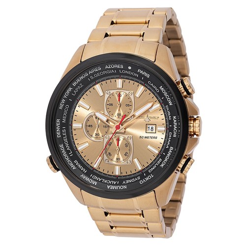 CHASE DURER CDW-0157 PILOT'S WORLD TIMER CHRONOGRAPH WITH SLIDE RULE ...