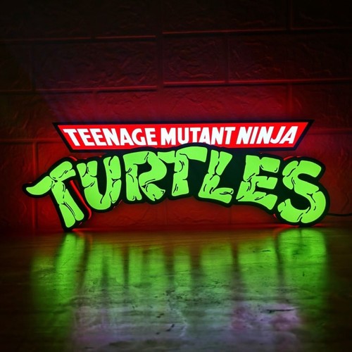 (TMNT) Teenage Mutant Ninja Turtle led sign 3D Fully Dimmable & Powered ...