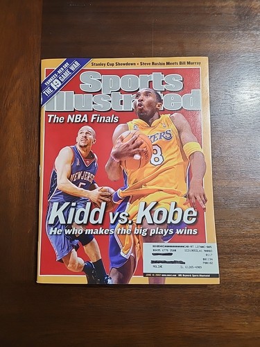 2002 June 10, Sports Illustrated Magazine, Kidd vs. Kobe NBA Finals | eBay