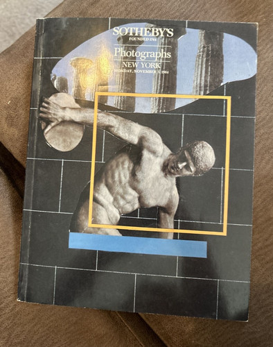 NOVEMBER 5, 1984 SOTHEBY'S PHOTOGRAPHS AUCTION CATALOG FREE SHIPPING | eBay