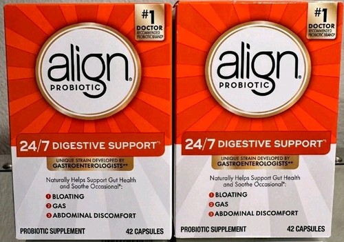 Align Probiotic 24/7 Digestive Support 42 Capsules Each 84 Total 2 ...