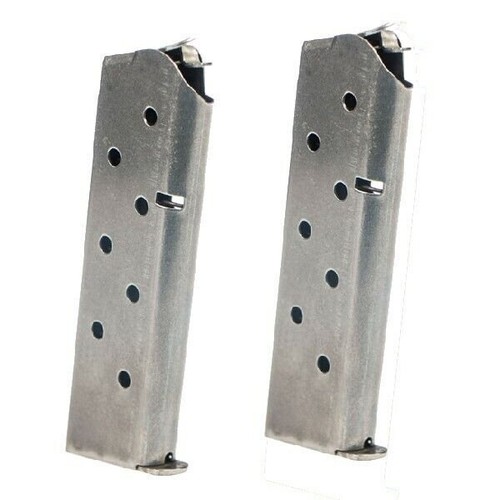 2-PACK 1911 45acp 7rd Stainless Magazine | eBay