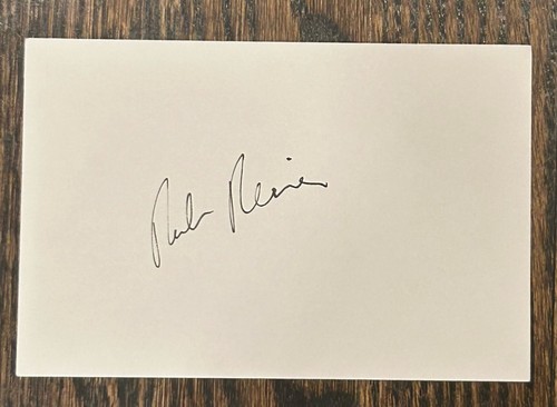 HOLLYWOOD SIGNED / AUTOGRAPH INDEX CARD: ACTOR & DIRECTOR, ROB REINER ...