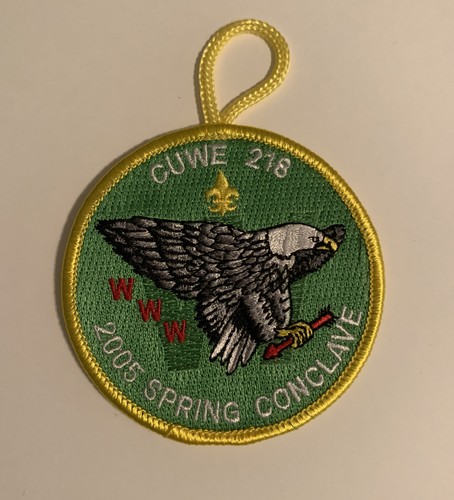 OA Cuwe Lodge 218 2005 Spring Conclave Patch Mint | eBay