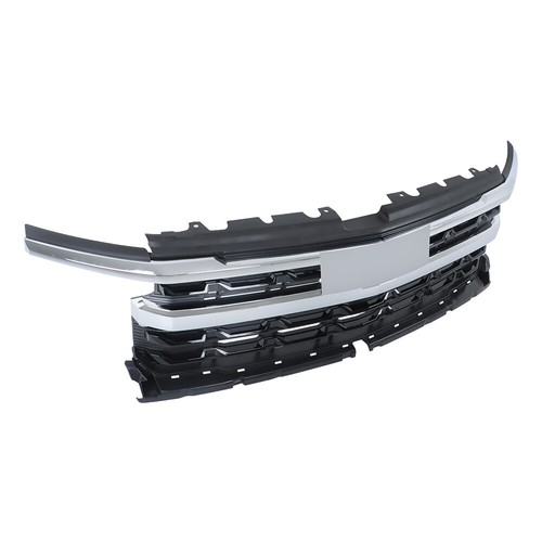 LABLT Front Upper Grill Grille For 2022-2024 Chevy Silverado 1500 Black ...