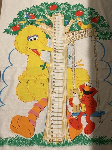 Vintage Collectible Sesame Street Big Bird Ruler Height Measuring ...