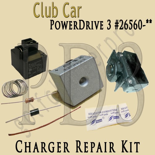 Club Car PowerDrive 3 #26560 48 Volt Golf Cart Battery Charger Repair ...