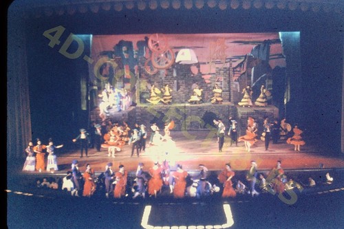 Vintage Slide Photo Japan 50s Captivating Stage Performance in Full ...