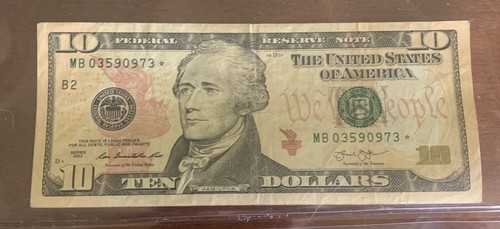 2013 ten dollar star note | eBay