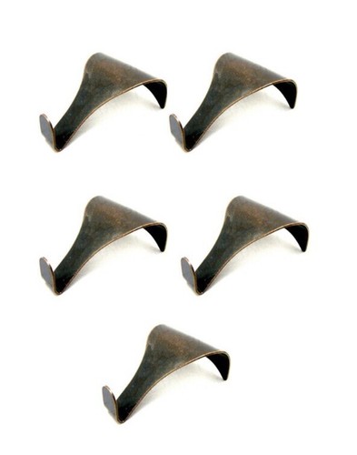 5 X ANTIQUE Brass Picture Rail Hanging Hooks Moulding Frame Dado | eBay