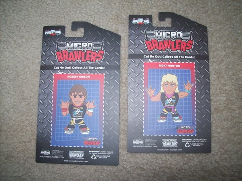 Micro Brawler CARDS ROCK & ROLL EXPRESS Pro Wrestling AEW WWE WWF WcW ...