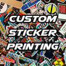 100 Custom Clear Stickers, Clear Labels transparent Stickers Bulk Print ...