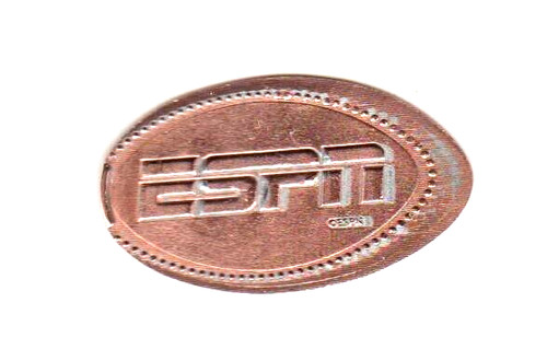Elongated Penny "ESPN" ESPN Zone Multiple Locations RETIRED Zinc | eBay