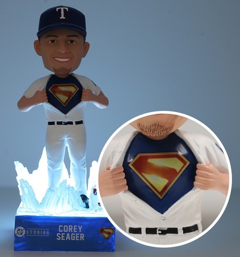 Texas Rangers Corey Seager Superman Theme Night Bobblehead SGA | eBay