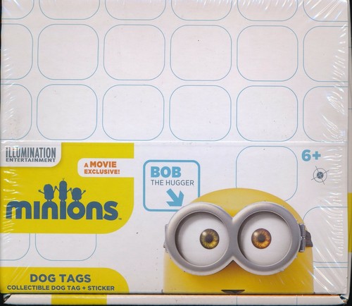 2015 MINIONS THE MOVIE DOG TAGS SEALED RETAIL BOX OF 12 PACKS ...