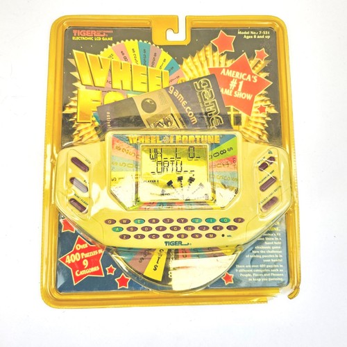 Tiger Electronics Wheel of Fortune Handheld Electronic Game - 7-531-04 ...