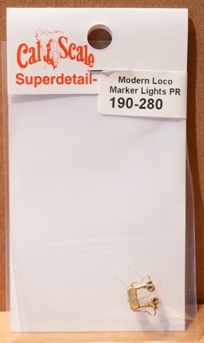 Cal-Scale #280 Steam Loco Marker Lights (Brass Castings) 1 Pair ...