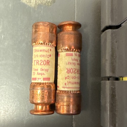 Set of three Trionic fuses TR20R buss fuses 20 Amps Dual Element time ...