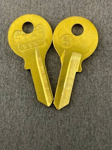 Lots of 2 STAR 5SQ1 192 SQ1 Type 5 Pin Key Blanks for Squire | eBay