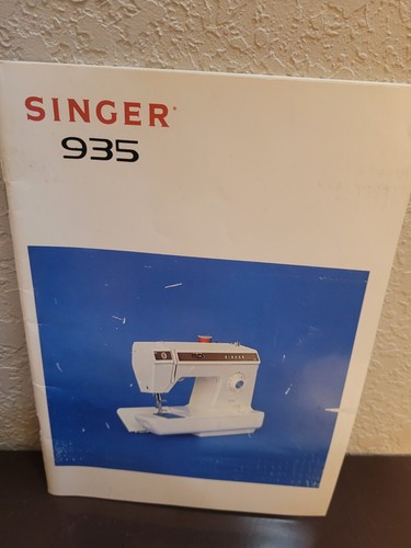 Original Color SINGER 935 SEWING MACHINE INSTRUCTION BOOK 1980 | eBay