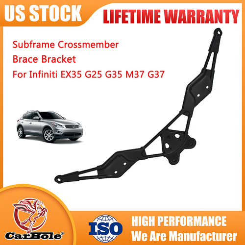Front Subframe Crossmember Brace Bracket Fits Infiniti EX35 G25 G35 M37 ...