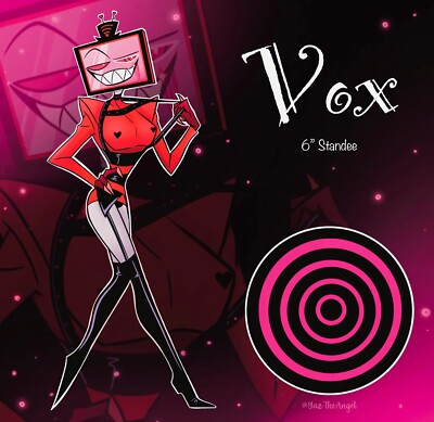 Купить Hazbin Hotel Alastor Valentine Inspired Acrylic Standee, цена 4 ...