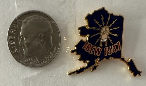 IBEW Lapel Pin Local 1547 Anchorage, AK | eBay